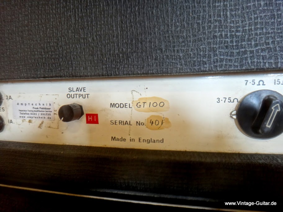 GT-100 + 4x12´´ Box [Objekt #336] [Baujahr 1976] | Hersteller | A-1193